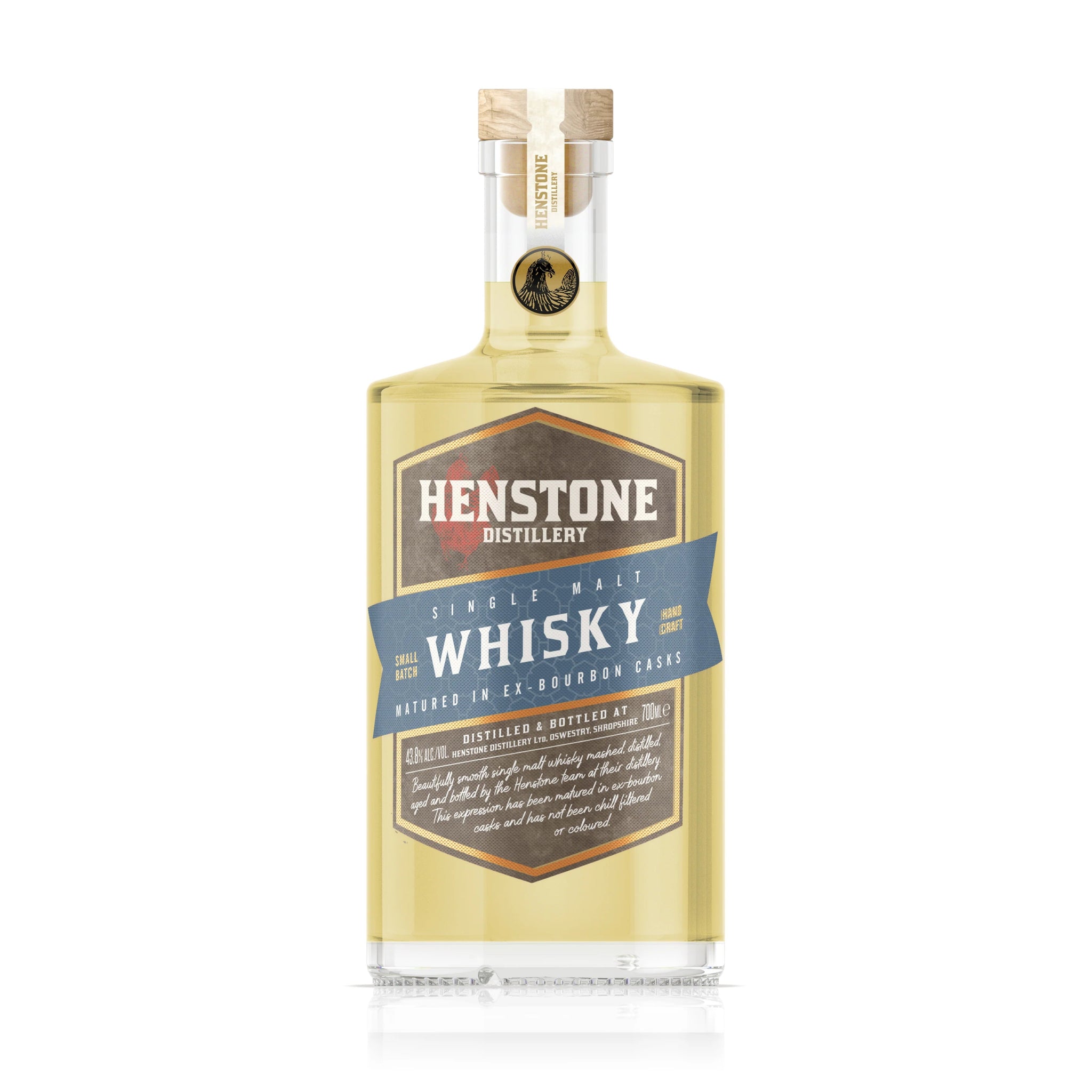 Henstone Distillery Ex Bourbon Cask Single Malt Whisky 70cl – Digital ...