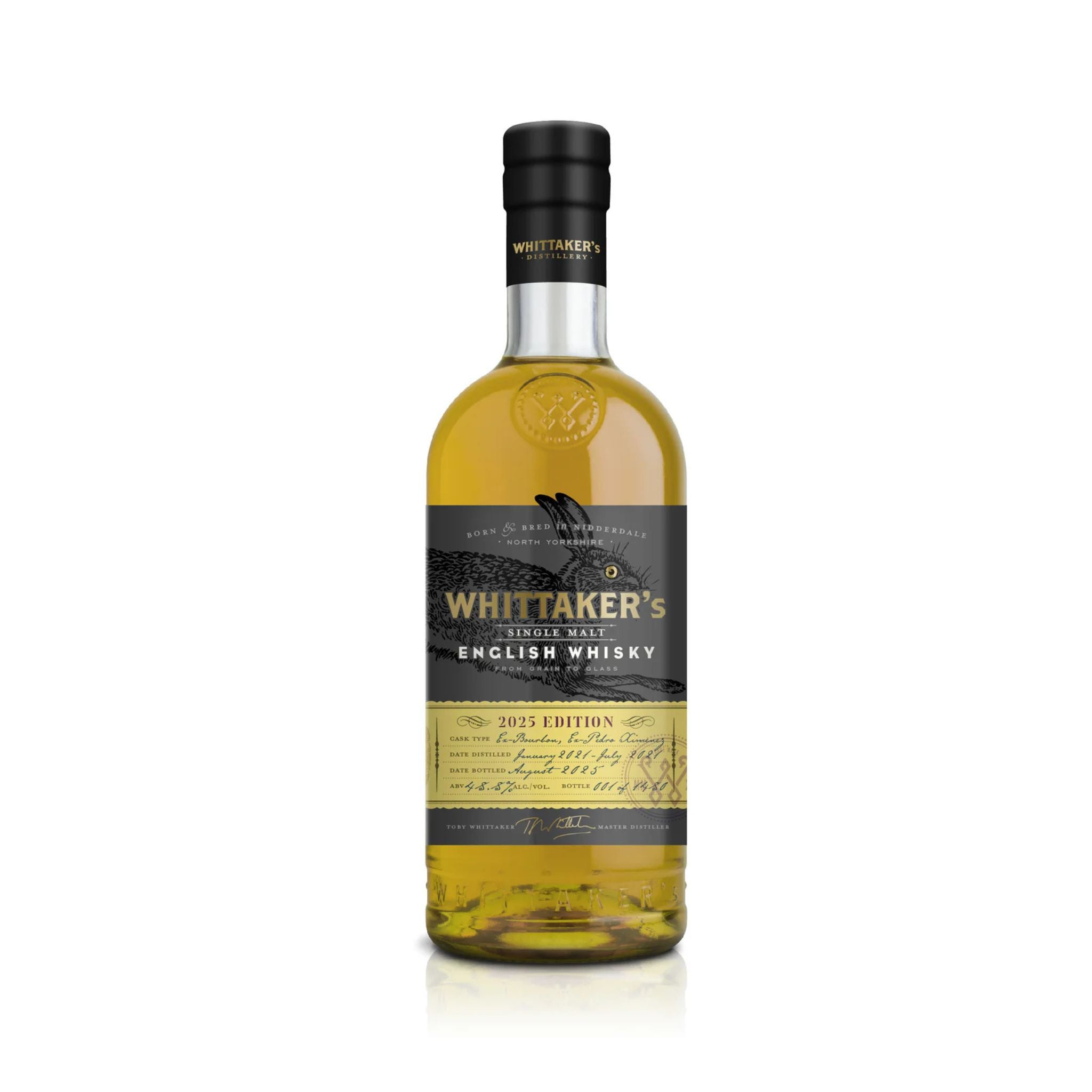 Whittaker's 2025 English Whisky, 70cl – Digital Distiller